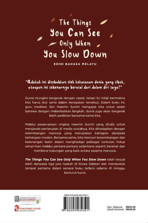 The Things You Can See Only When You Slow Down (Edisi Bahasa Melayu ...